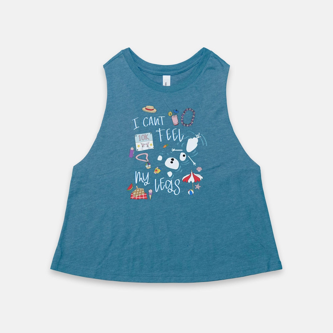 Rundisney 10K Wine & Dine Olaf Cropped Tank Top, Olaf 6.2 Crop Tank, I ...
