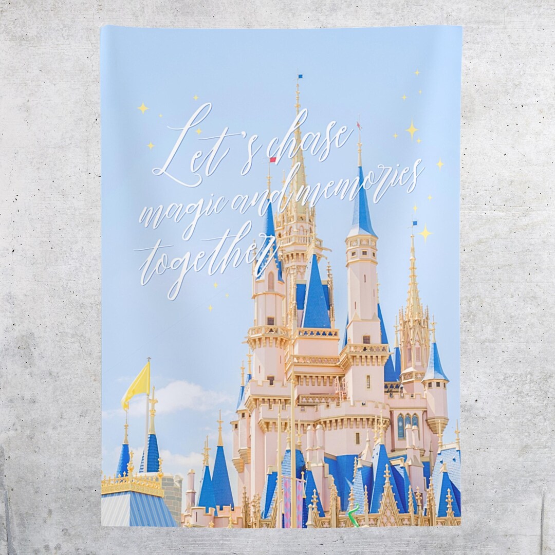 Rundisney-inspired Resort Window Decoration, Motivational Tapestry ...