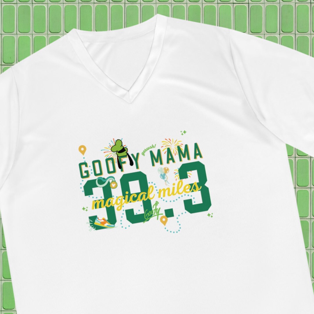 Rundisney Goofy Challenge Mama V-neck Athletic - Etsy