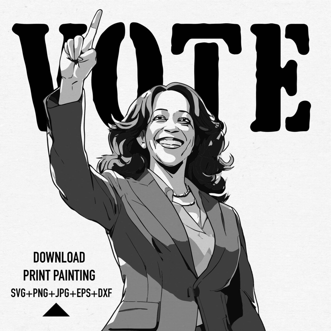 Kamala Harris, Kamala Harris SVG, Kamala SVG, Kamala Harris Png, Kamala ...