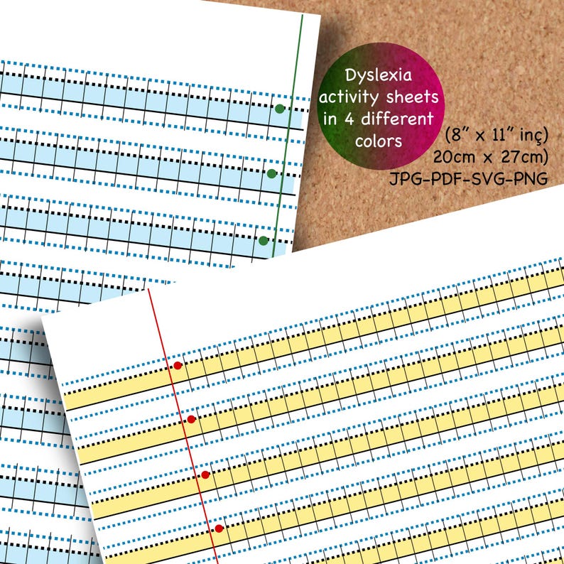 Dysgraphia Paper, Dyslexia & Dysgraphia Handwriting Practice, Primary ...