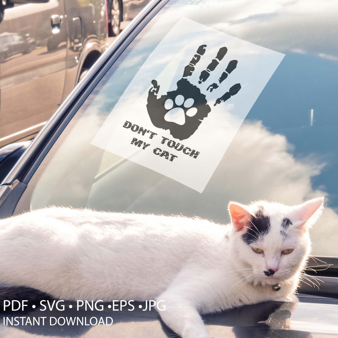 Don't Touch My Dog Svg, Don't Touch, Cat, Raccon, Bear, Frog, Wolf, Do ...