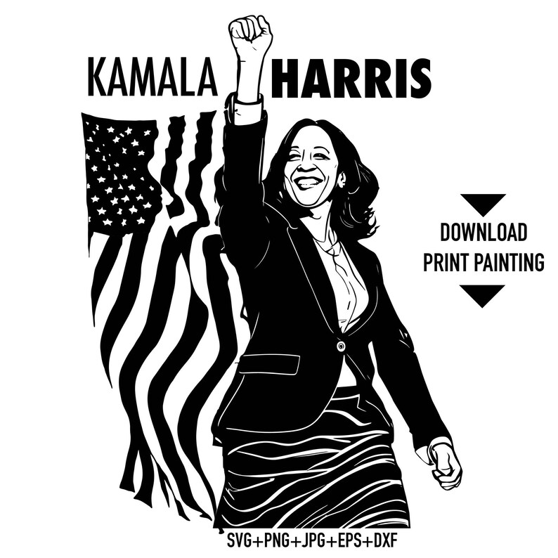 Kamala Harris, Kamala Harris SVG, Kamala SVG, Kamala Harris Png, Kamala ...