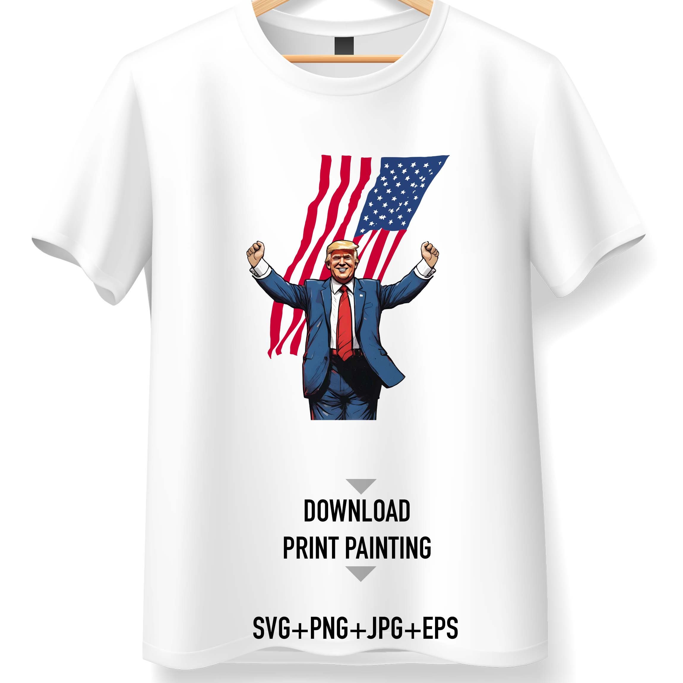 Trump Svg, Trump Png, Election 2024 Trump, Trump Embraces Everyone ...