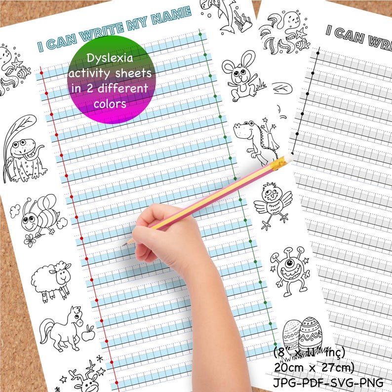 Dyslexia Awareness Week, Printable Different Color of Dyslexia ...