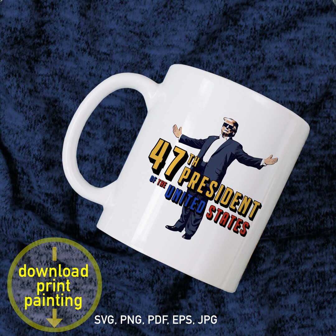 New President Trump, Trump SVG, Election 2024, Trump Png, Trump ...