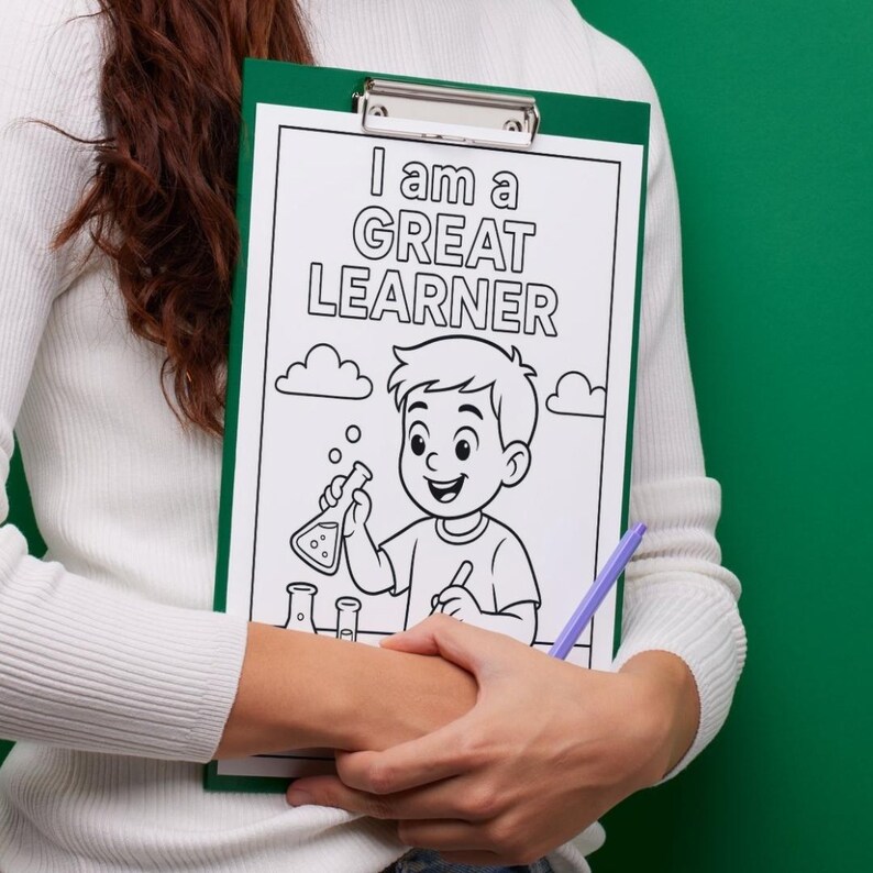 Printable Kindness & Confidence Coloring Pages for Kids ,self-worth ...