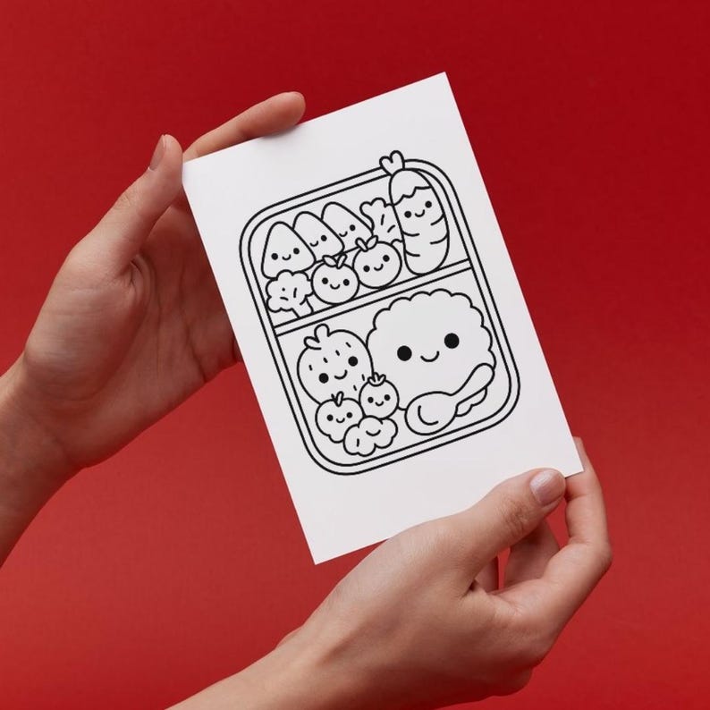 Kawaii Food Coloring Pages for Kids ,cute Snacks & Drinks Printable ...