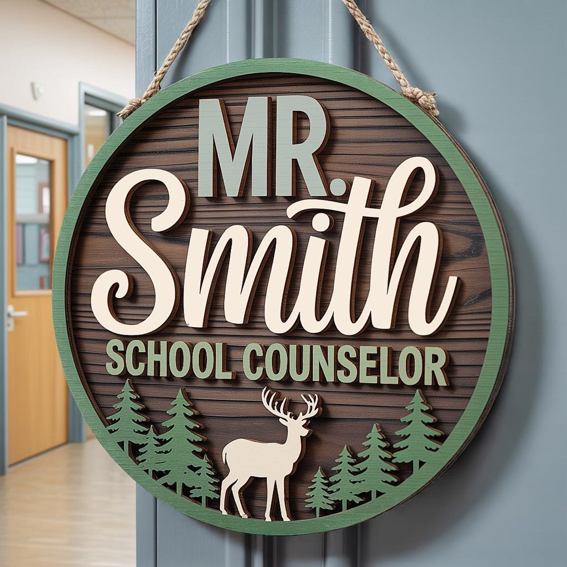 Custom 3D School Counselor Office Door Sign, School Psychologist Gift ...
