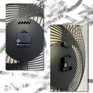 Azalea Flower Wall Clock, Large Metal Wall Clock, Silent Unique Wall Clock, Gold Clocks for Wall ...