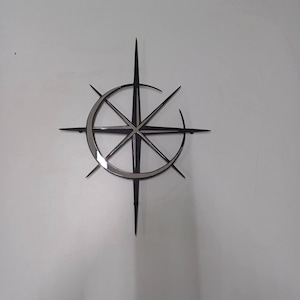North Star Plexiglass and Metal Wall Art, North Star Sign Metal Wall ...