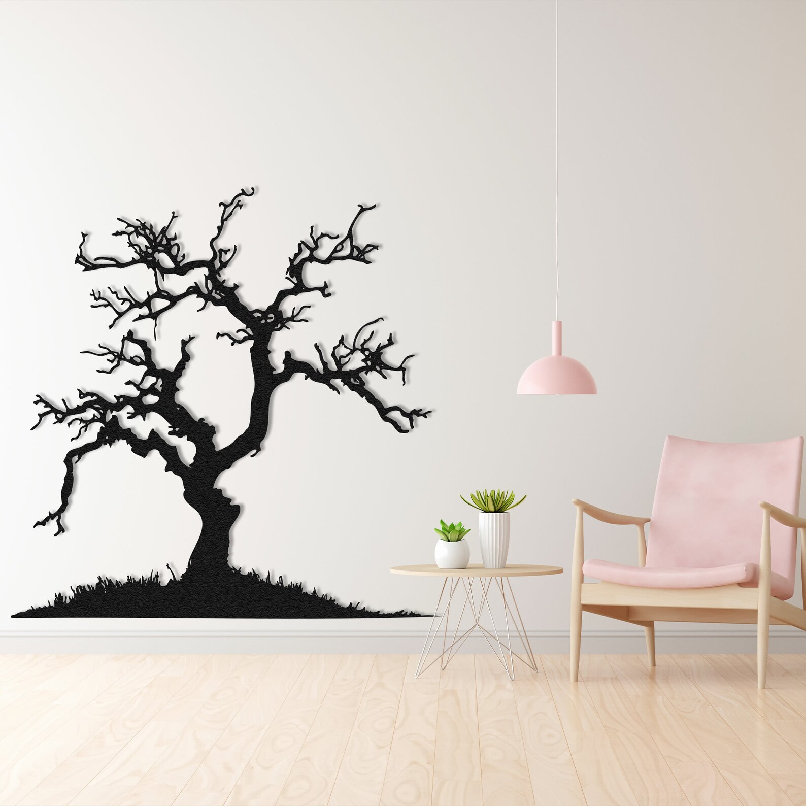 Tree of Life Metal Wall Decor, Metal Tree Wall Art, Living Room and ...