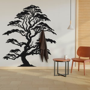 Large Metal Coat Rack, Tree of Life Coat Rack, Wall Mount Rustic Coat ...