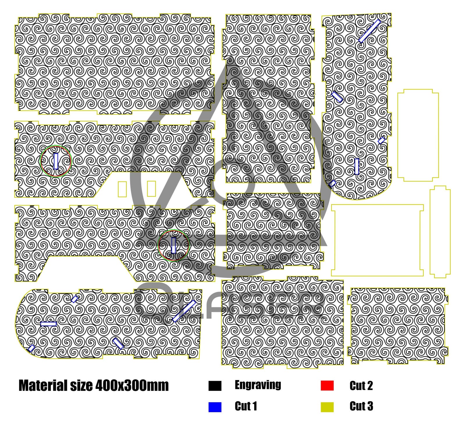 Dice Tower DIY Plan - Laser Cut 3mm - Digital Download for Board Games ...