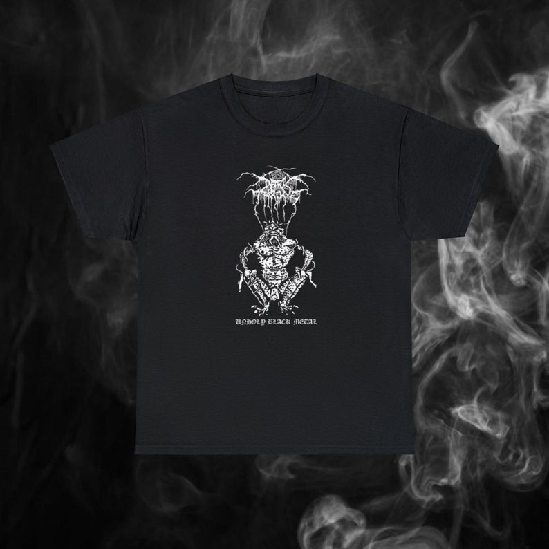Dark Throne Shirt , Black Metal T Shirt , Extreme Rock Metal Band ...