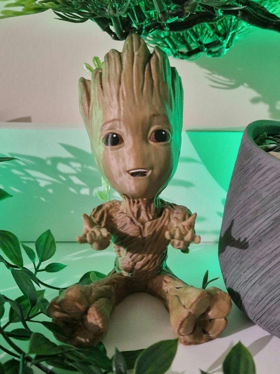 Baby Groot Multi-functional Stand | 3D Printed Holder for Console ...