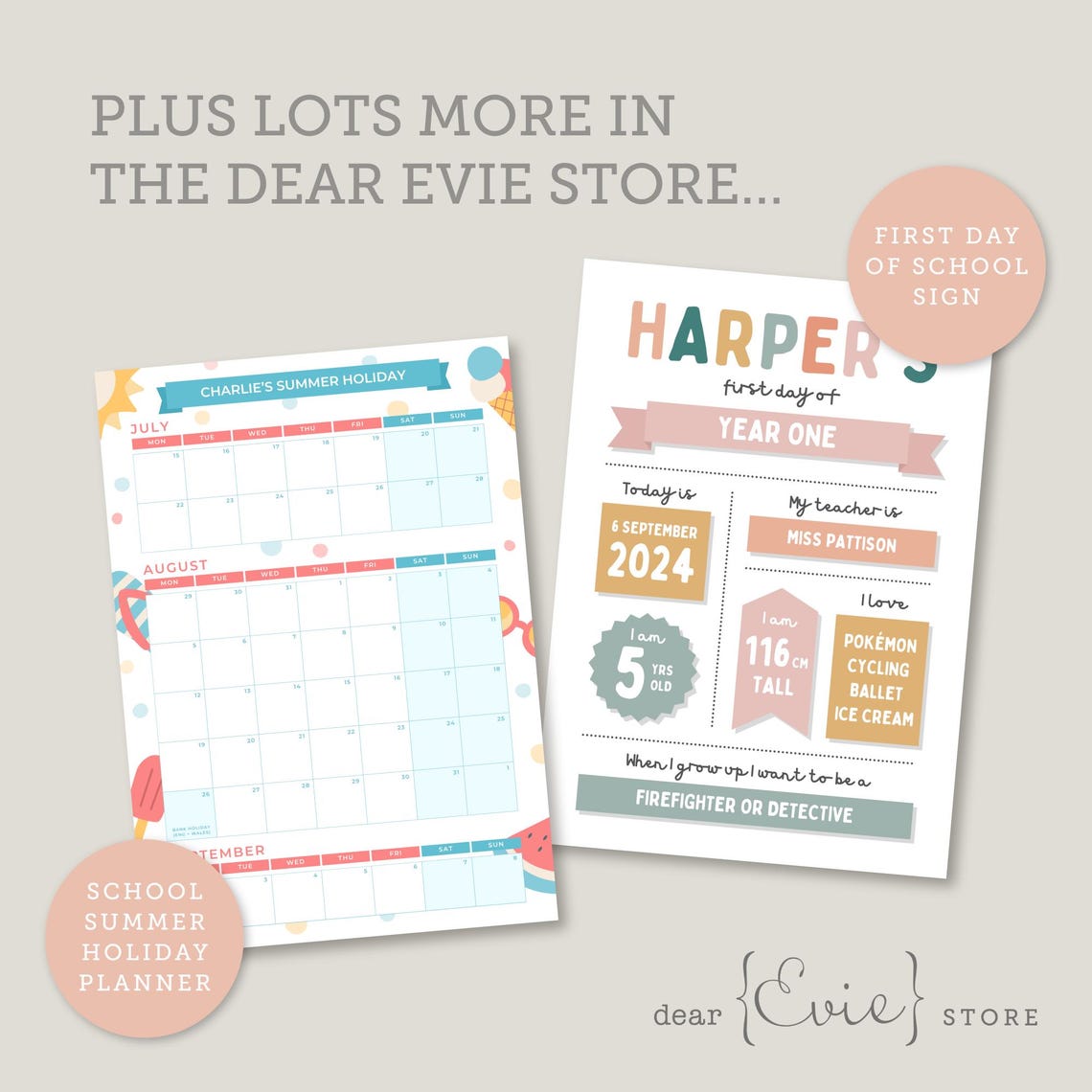 School Week Club Packing List 1 2 3 Children Planner Template Simple A4 ...