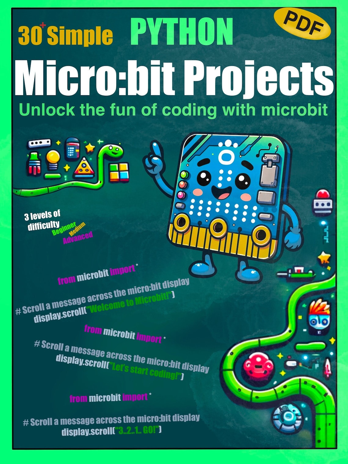 Microbit Python Coding Projects for Beginners - Etsy
