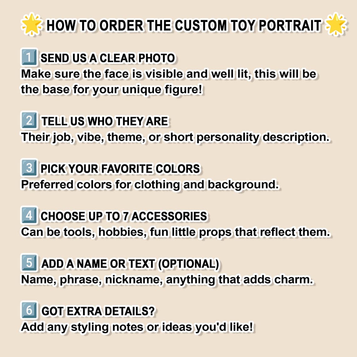 Custom 3D Toy Figure, Personalized Action Figure Portrait for Gift ...