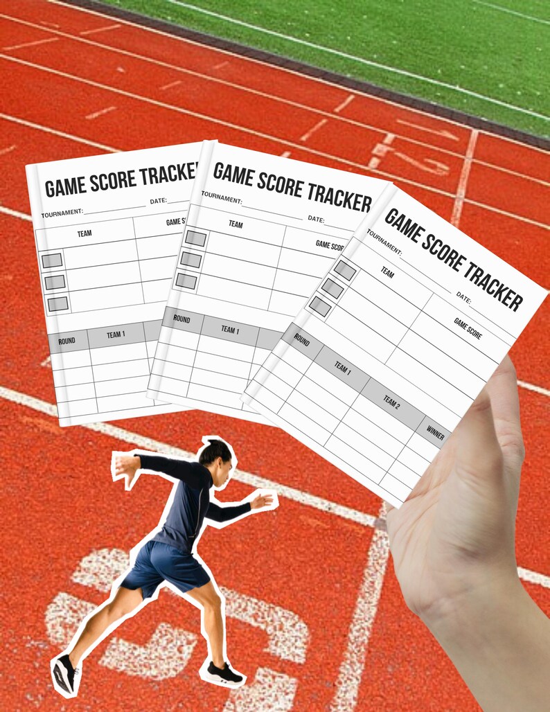 Printable Game Score Tracker Template - Tournament Bracket Sheet ...