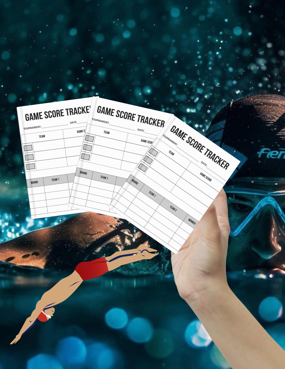 Printable Game Score Tracker Template - Tournament Bracket Sheet ...