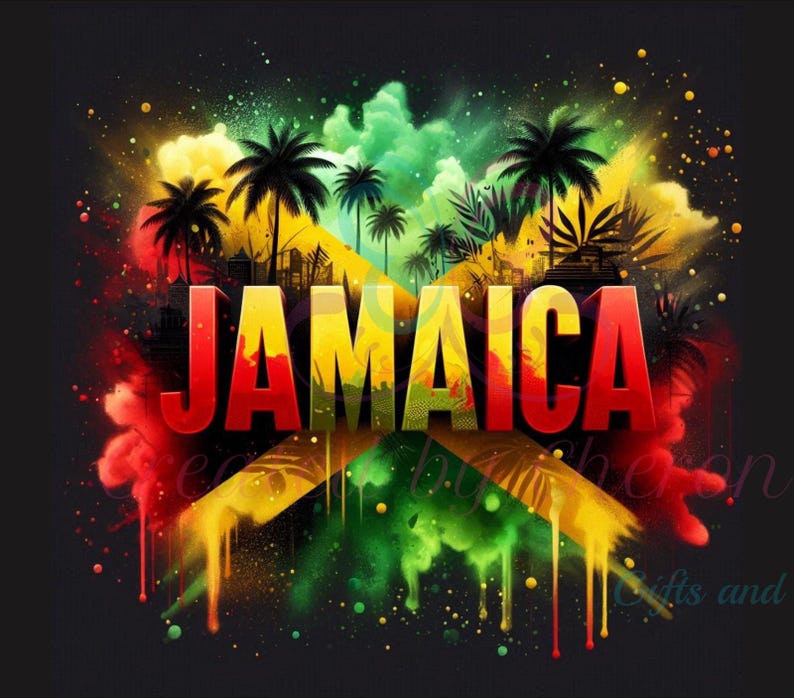 Cute Jamaica PNG for Sublimation - Etsy