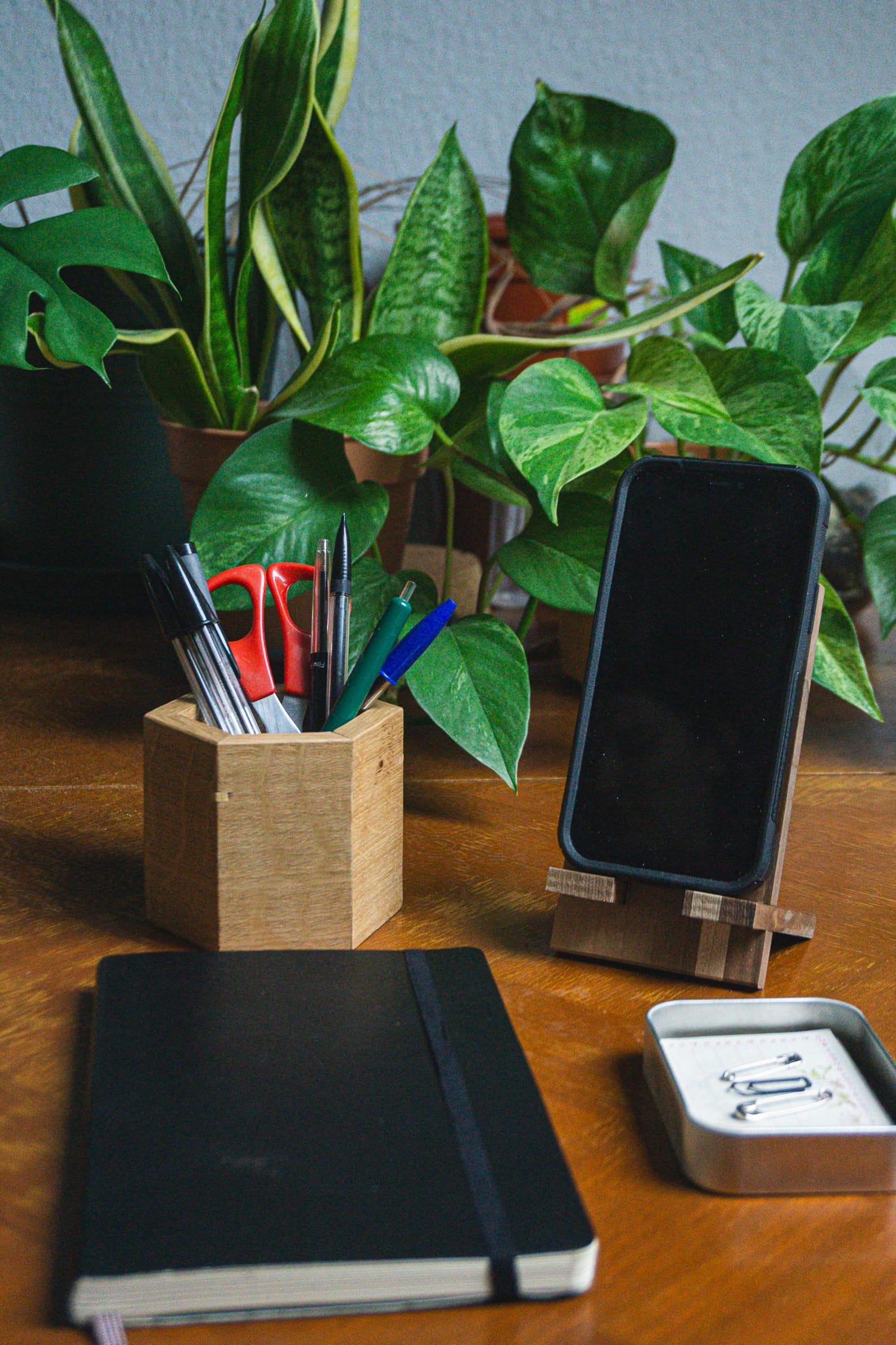 Oak Pencil Holder - Etsy