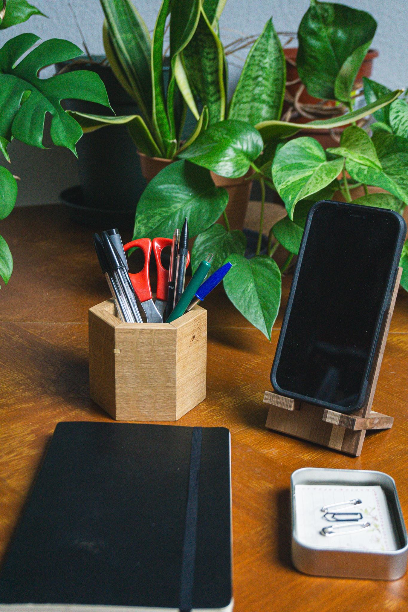 Oak Pencil Holder - Etsy