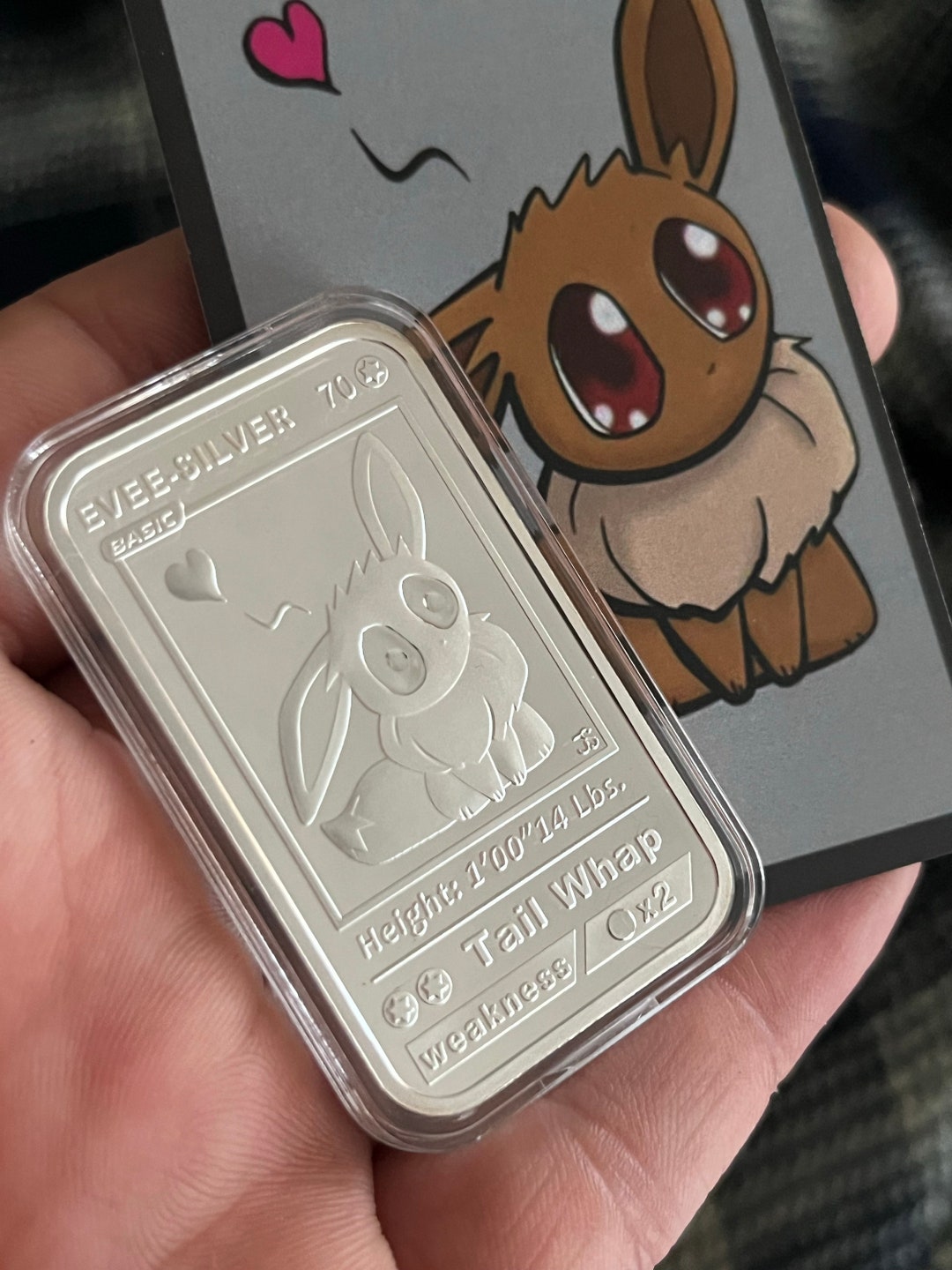 1 Oz Pokemon 999 Pure Silver Bullion Bar - Etsy