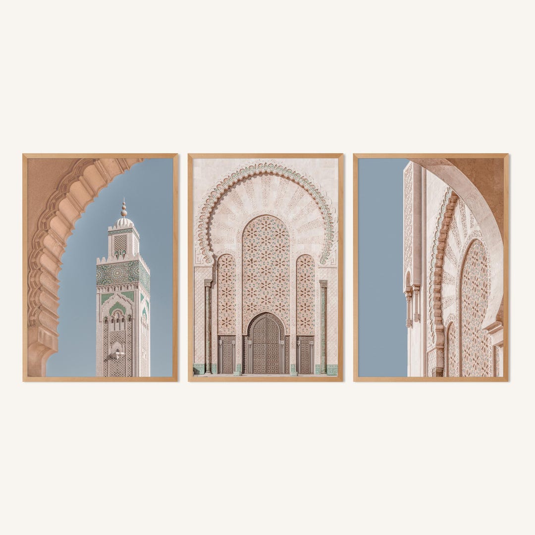 Moroccan Madrasa Tiles Print Set: Boho Door Photos (digital Download ...