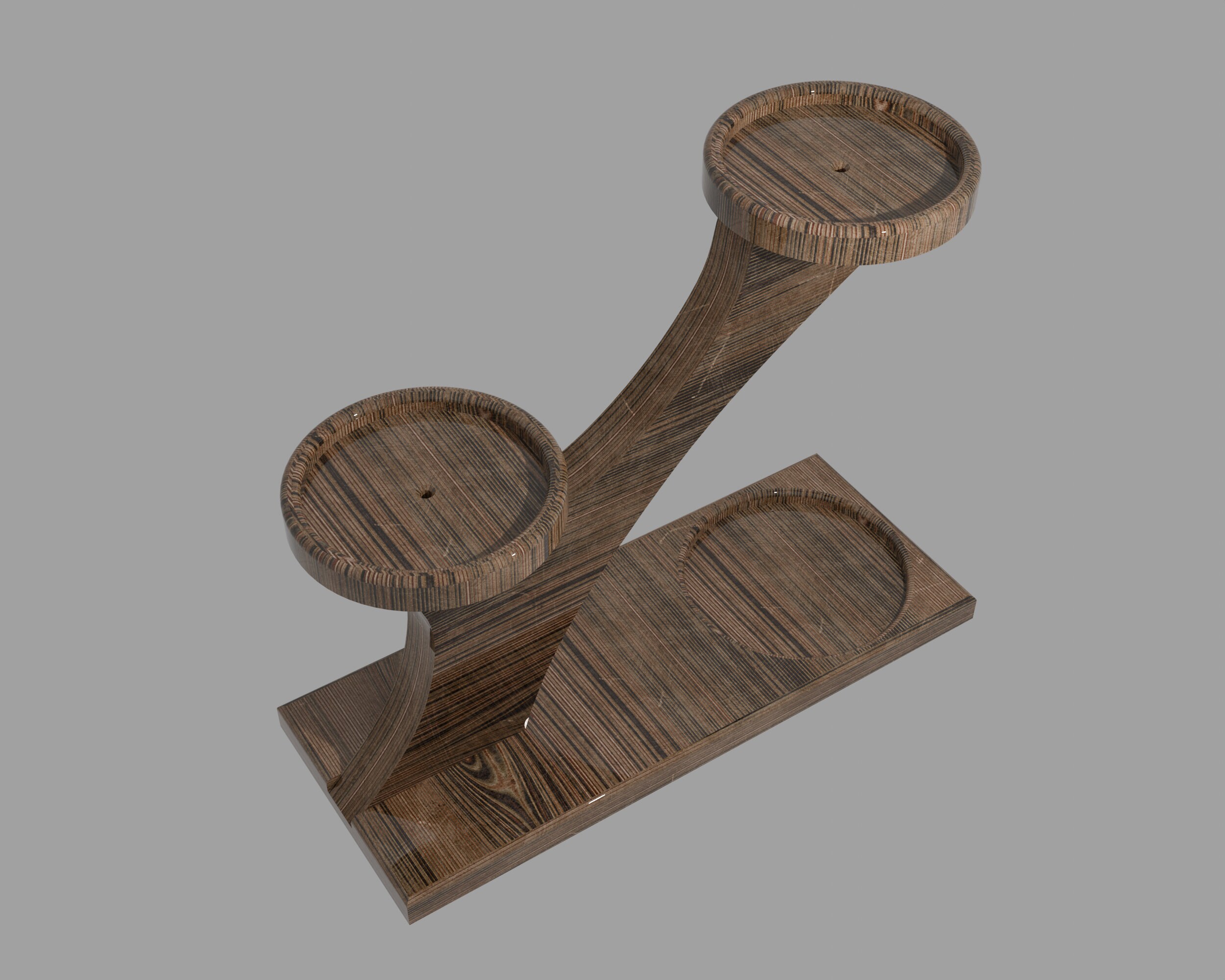 Flower Plant Stand 3D Model for CNC (stl, Dxf, Eps,obj,crv) - Etsy