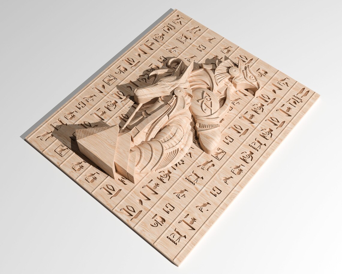 Anubis 3D Model for CNC STL File - Etsy