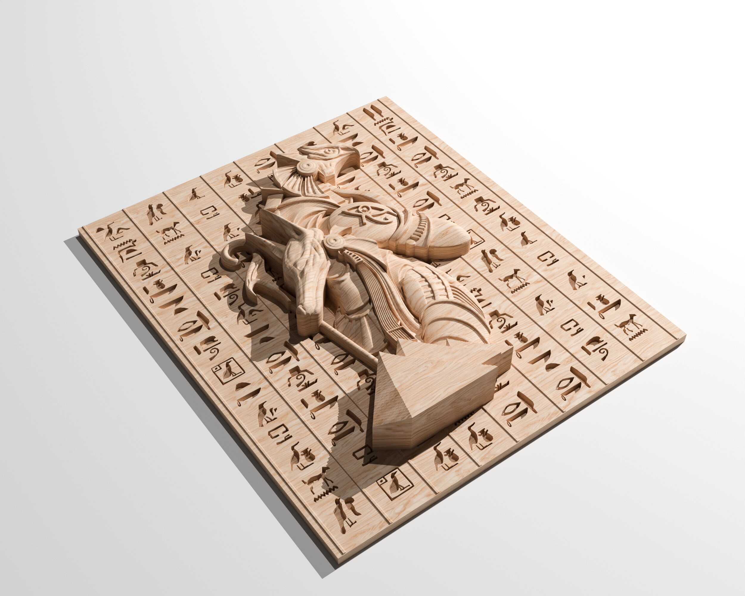 Anubis 3D Model for CNC STL File - Etsy