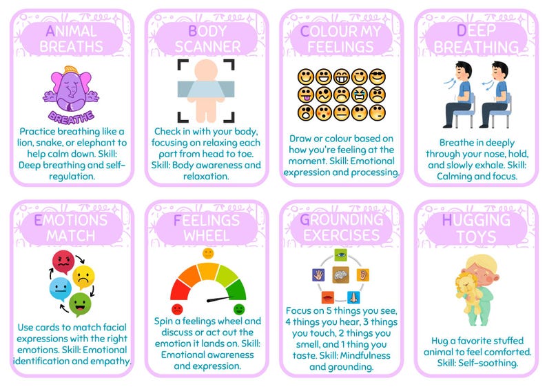 A-Z Emotional Regulation Cards | Digital Download | Printable ...