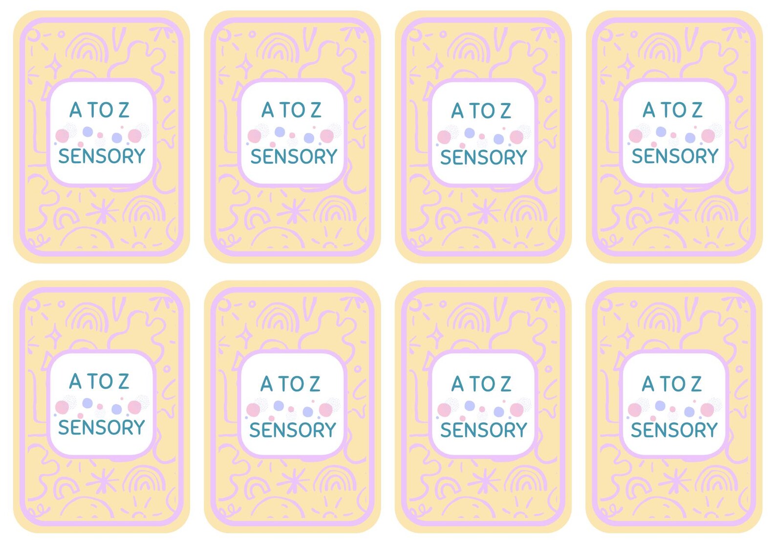 A–Z Sensory Regulation Tools & Strategies (PDF Download) - Etsy