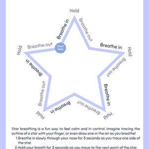 Breathing Exercise Visuals for Kids Digital Download - Etsy