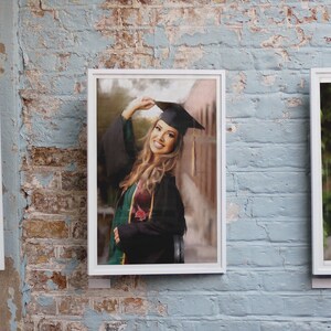 Custom Graduation Portrait, Graduation Gift , Custom Graduation Oil ...