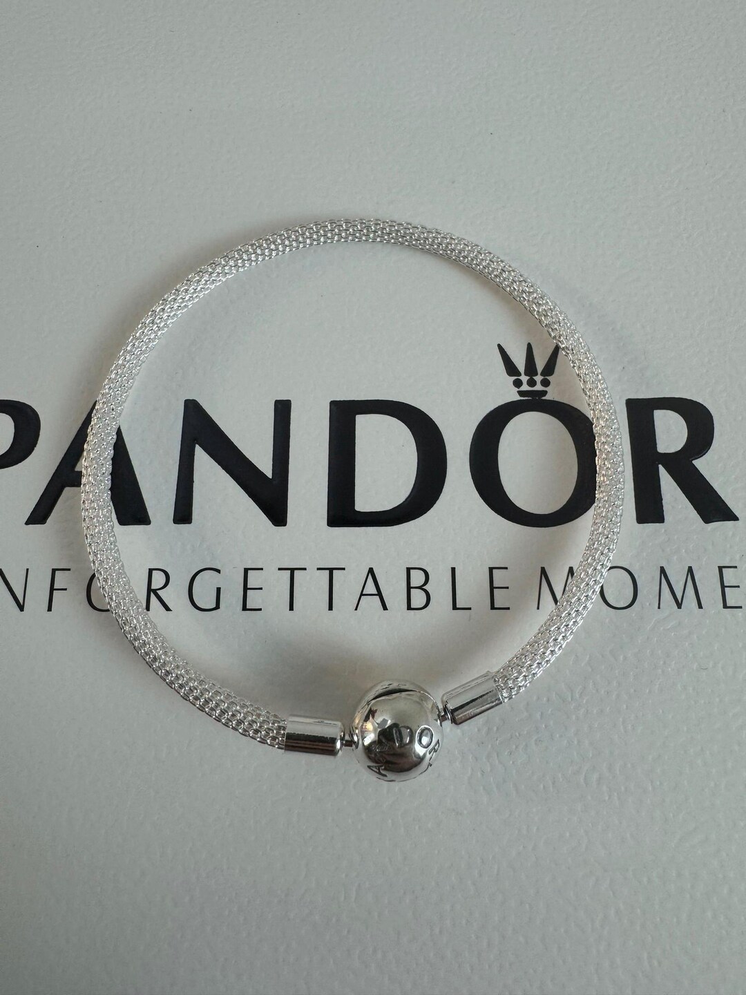 Gift Box Brand New Genuine Pandora Moments Network Bracelet,fit S925 ...