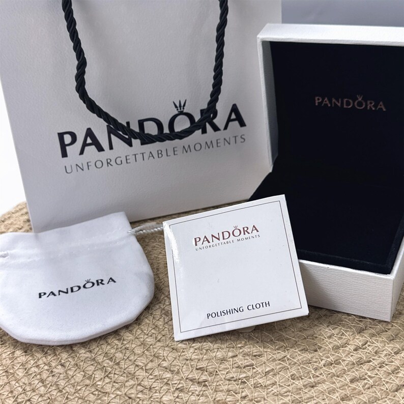 Gift Box Brand New Genuine Pandora Moments Charm Bracelets, Heart ...