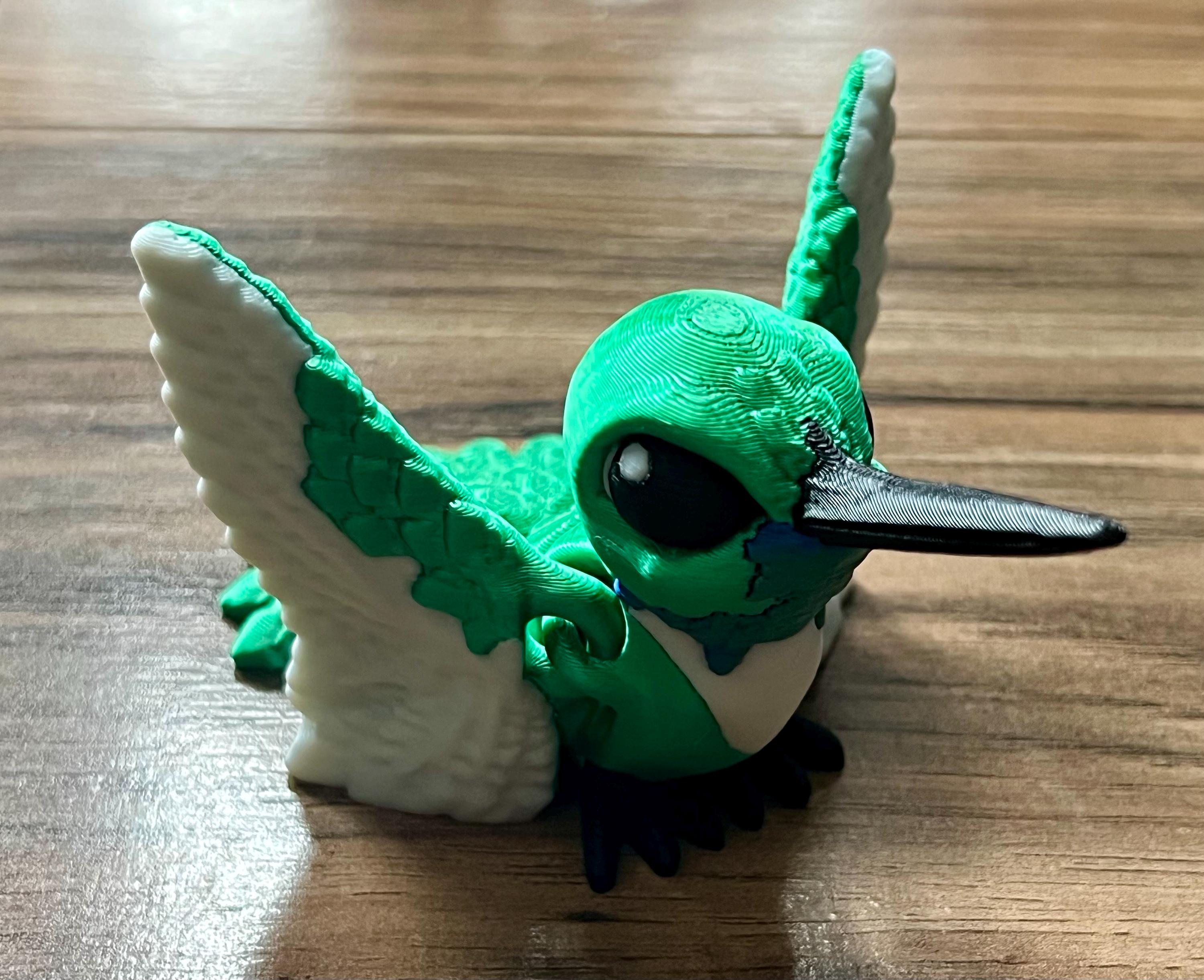 3D Printed Articulated Hummingbird - Etsy