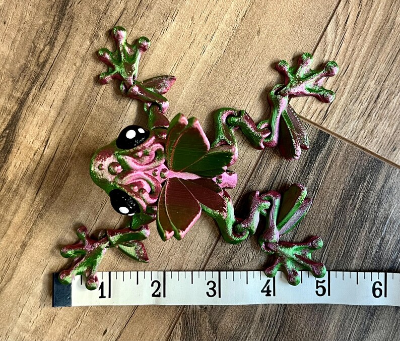3D Printed Flutter Frog - Etsy