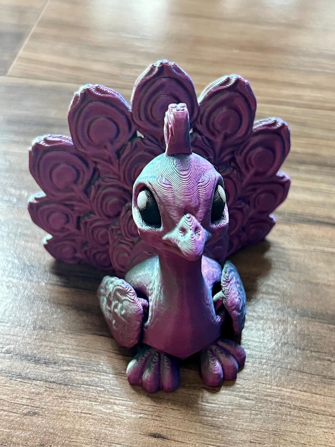 3D Printed Peacock - Etsy