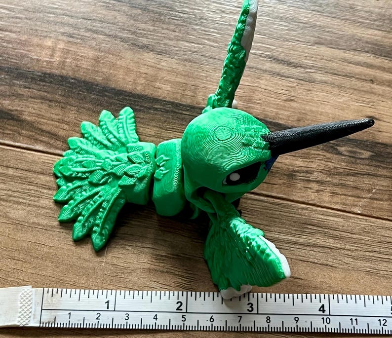 3D Printed Articulated Hummingbird - Etsy