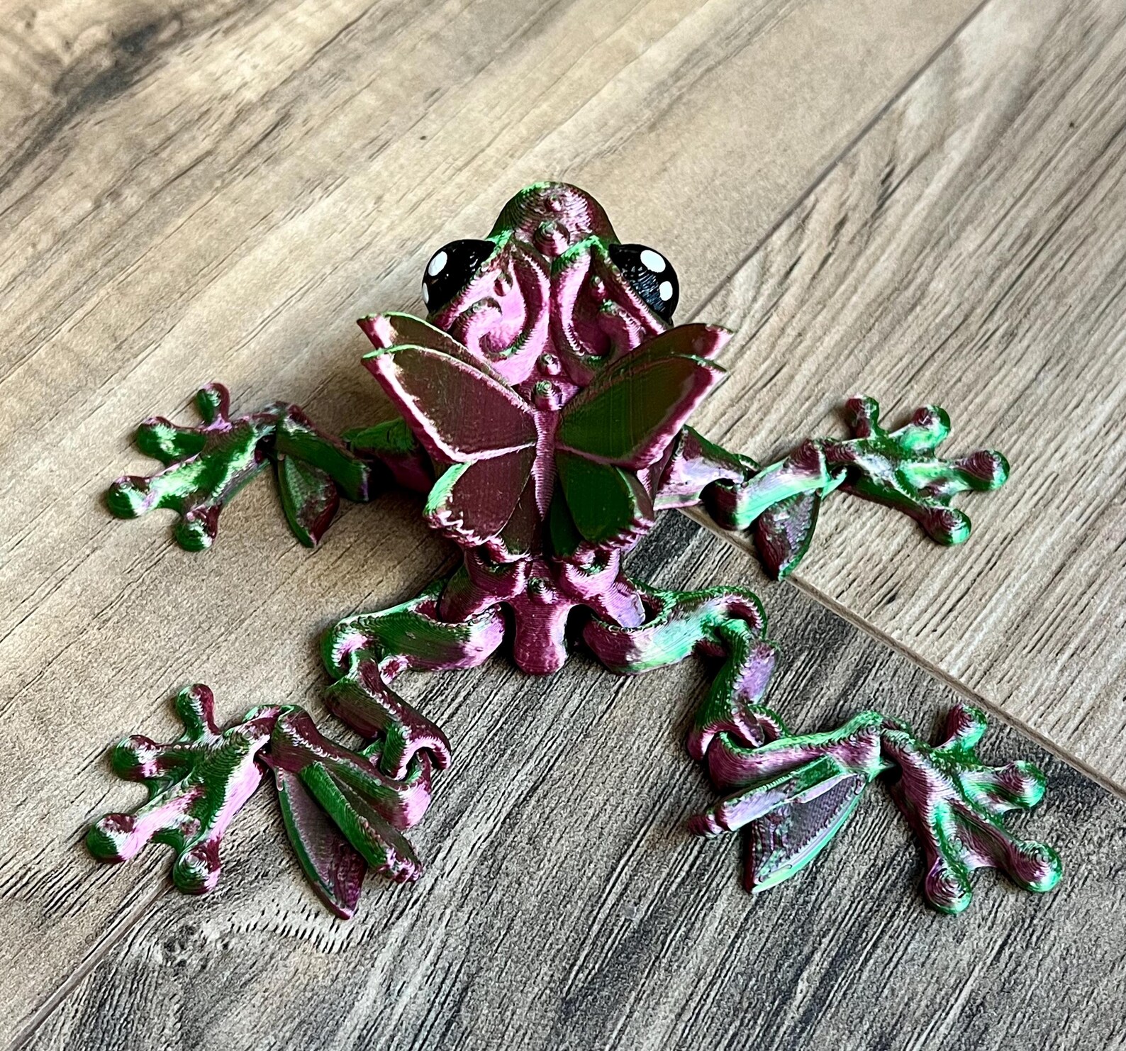 3D Printed Flutter Frog - Etsy