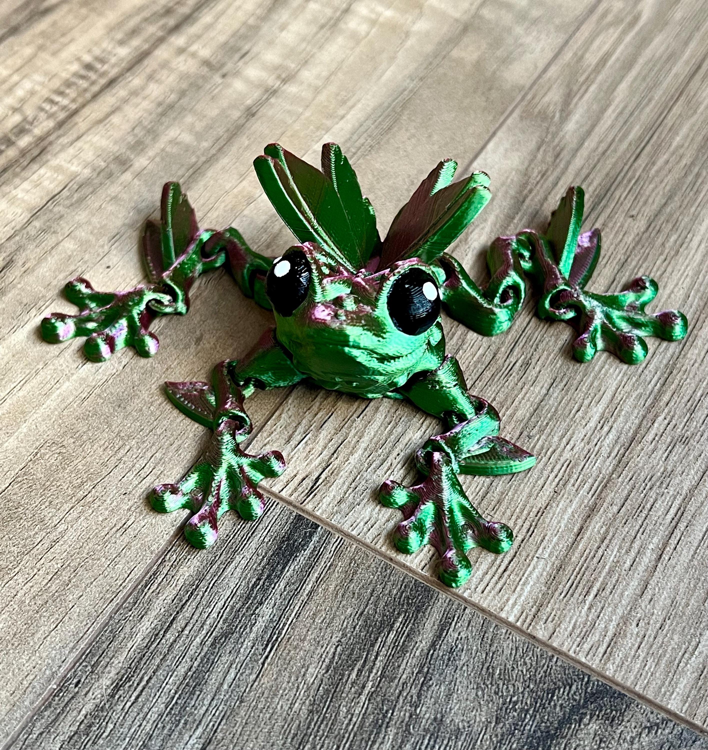 3D Printed Flutter Frog - Etsy