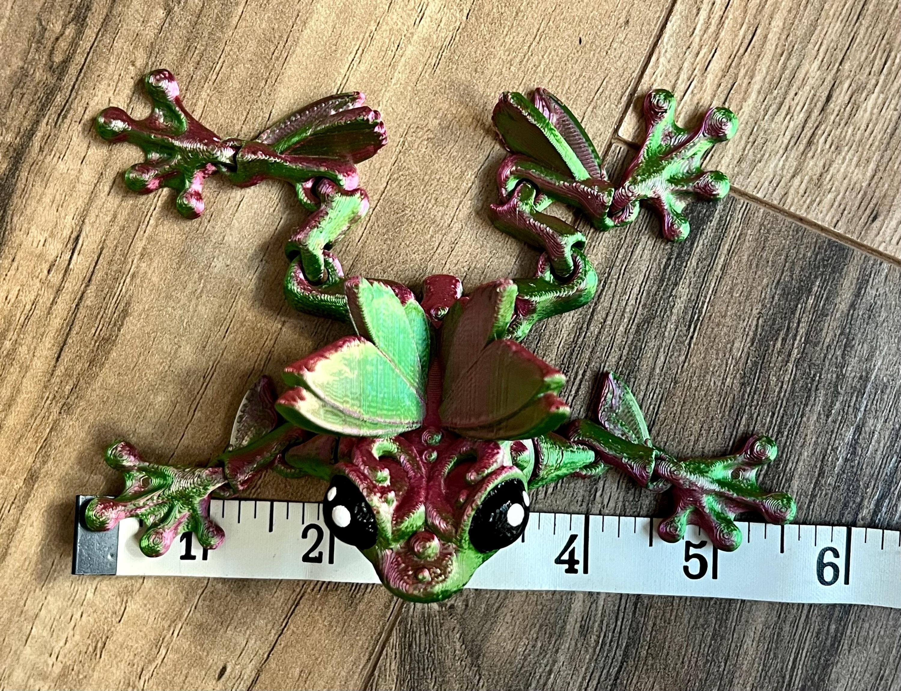 3D Printed Flutter Frog - Etsy