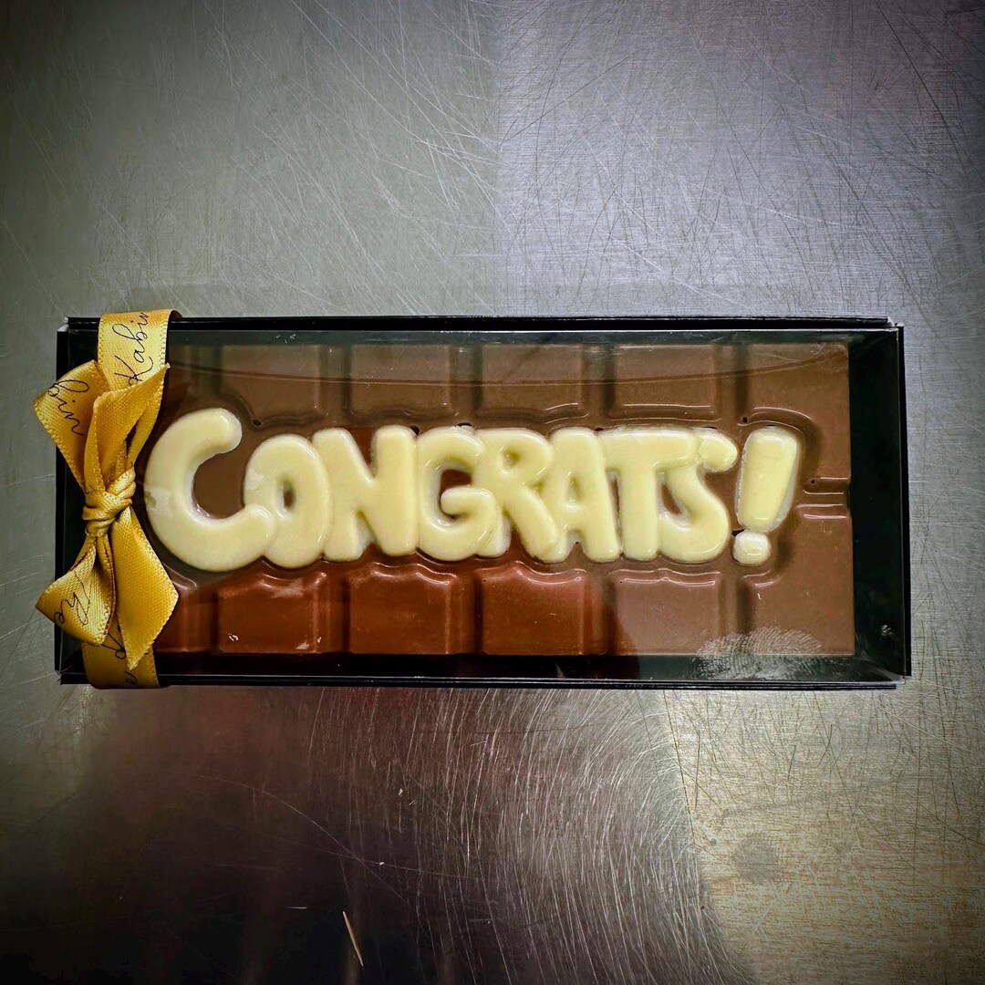 Congrats Chocolate Bar - Etsy UK