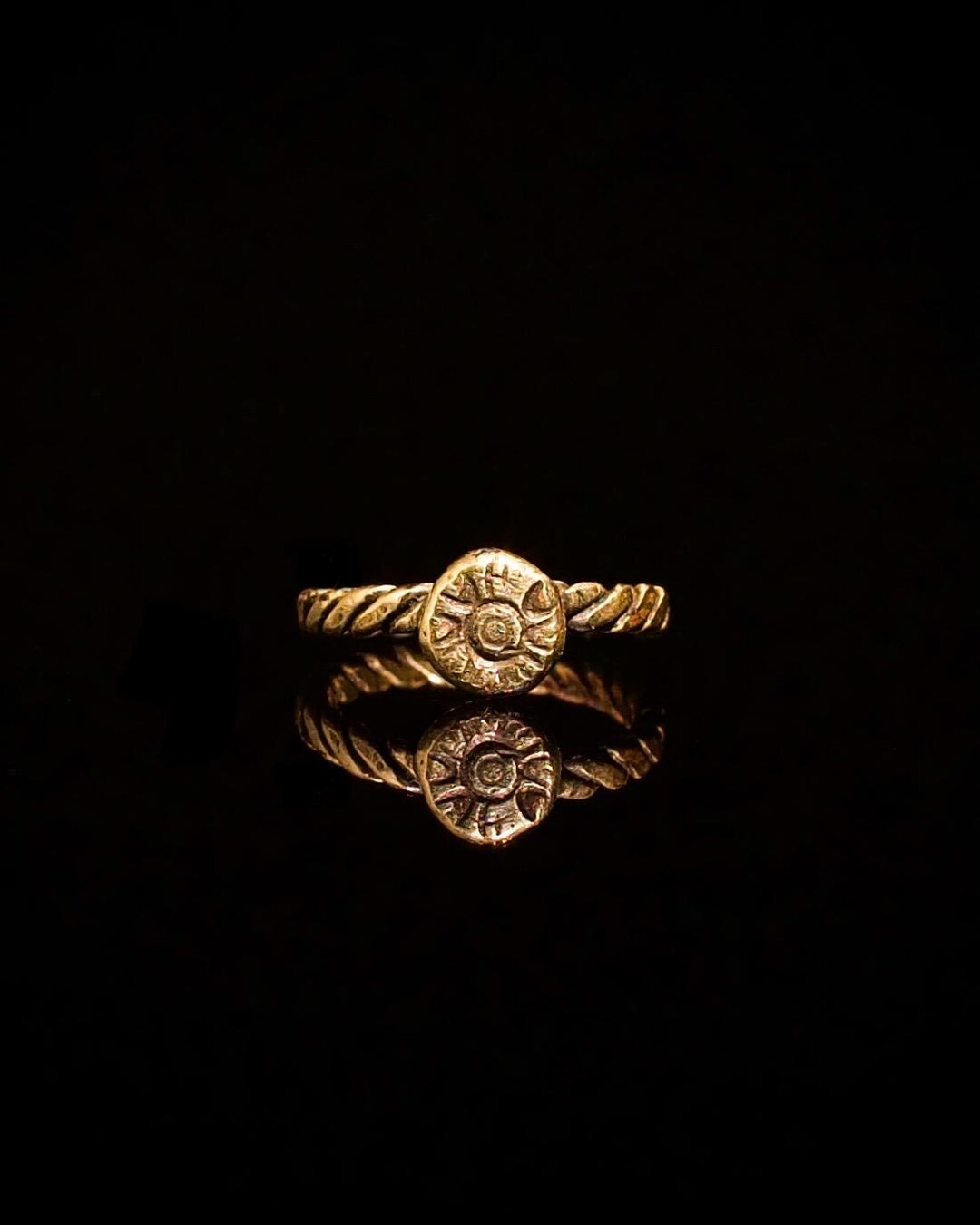 Ancient Rome Ring, “evil Eye” Amulet Made of Roman Bronze, Evil Eye ...
