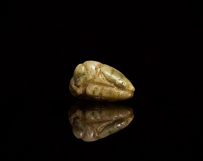 Ancient Egyptian Amulet, Amulet to the Goddess Hathor, Made of Jade ...
