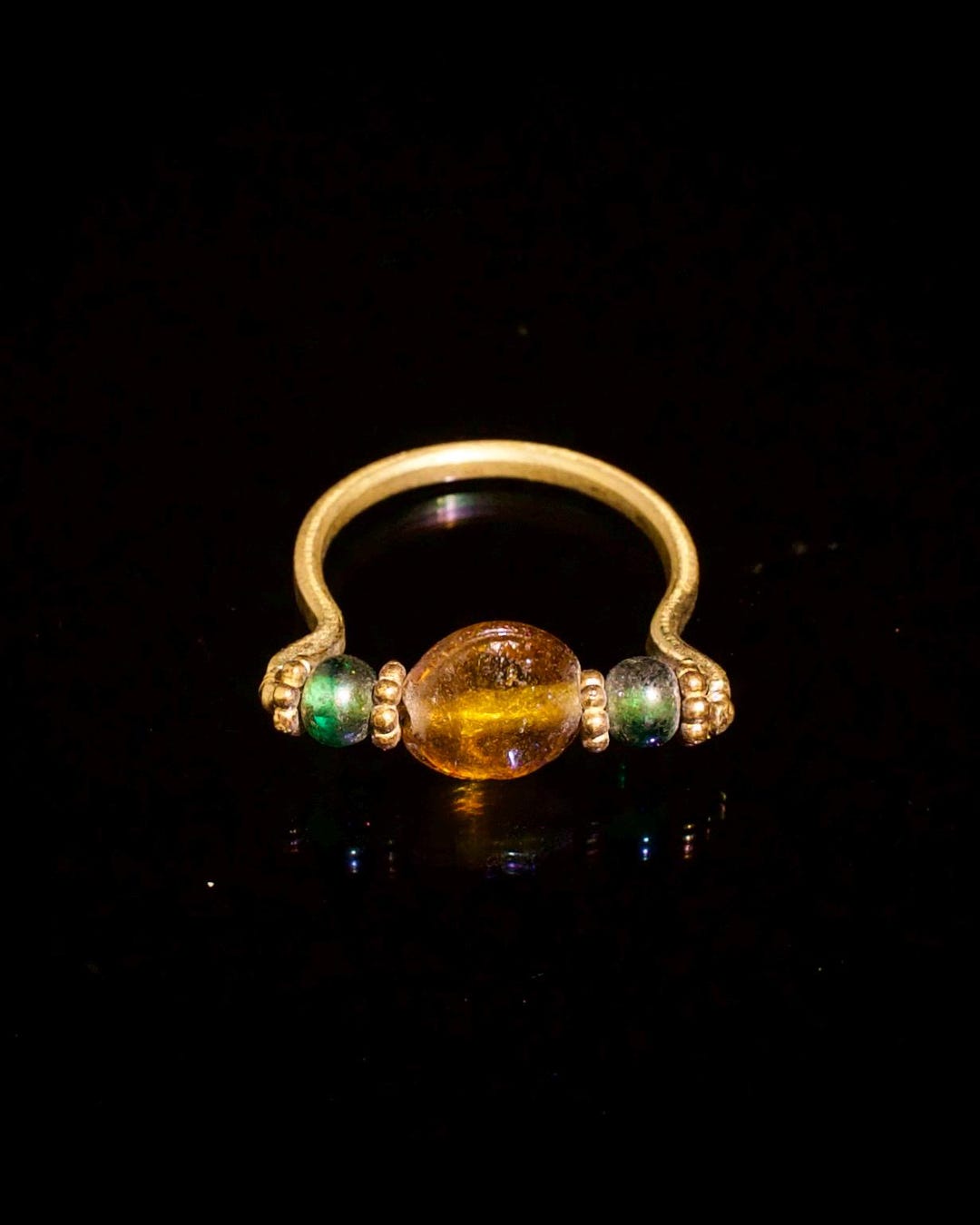 Ancient Rome Ring, Unique Handmade Amulet, Set With Authentic Ancient ...